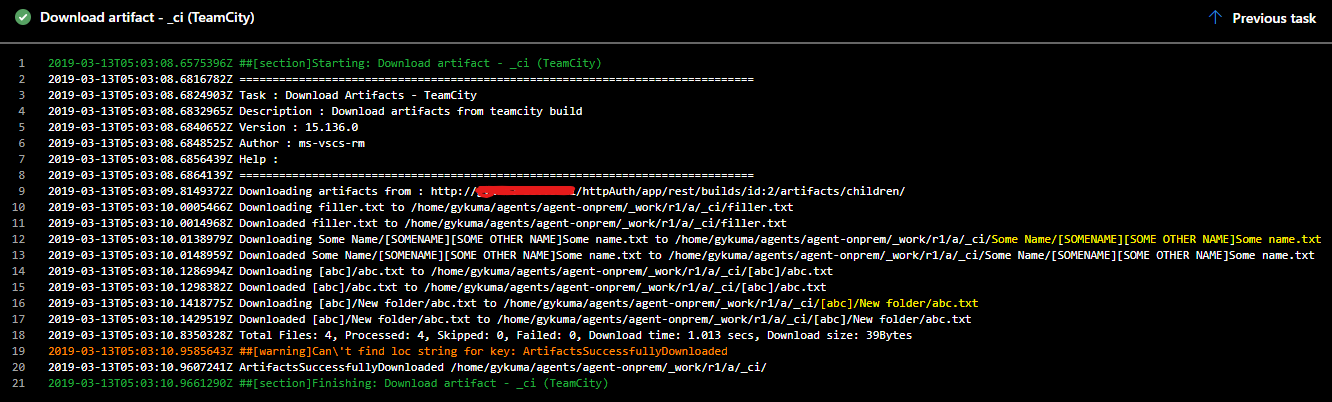 Teamcity artifact URL's is not URL encoded when downloading · Issue #581 · microsoft/azure ...