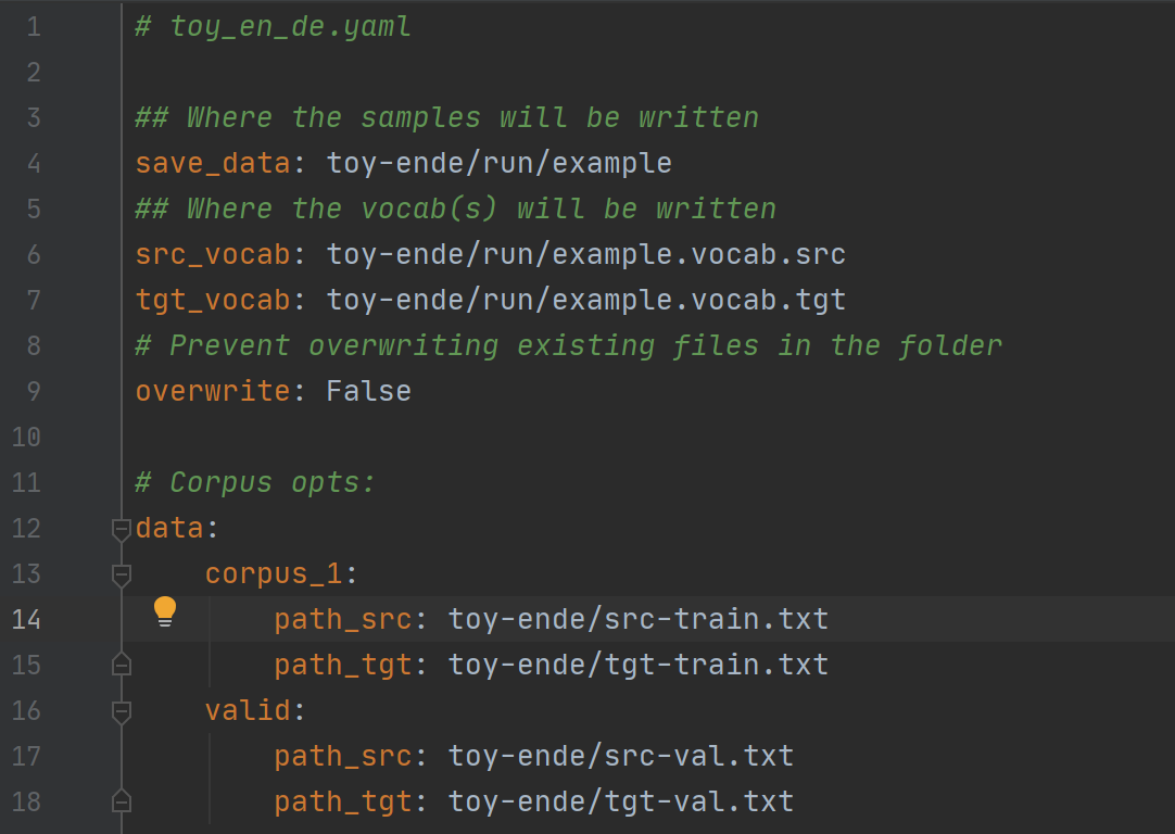 train.py: error: Couldn't parse config file: expected ' ', but found ' ' · Issue #1886 · OpenNMT ...