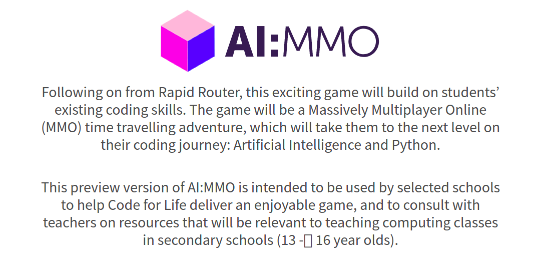 AI:MMO landing page shows invalid unicode character · Issue #814 · ocadotechnology/codeforlife ...