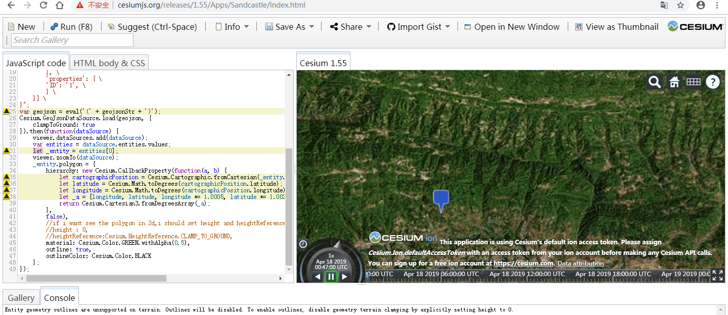 the way don't need to differentiate 2d and 3d to draw polygons clamp to ground. · Issue #7749 ...