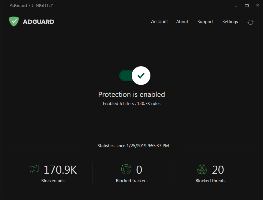 Add "Account" button to AdGuard UI · Issue #2901 · AdguardTeam ...