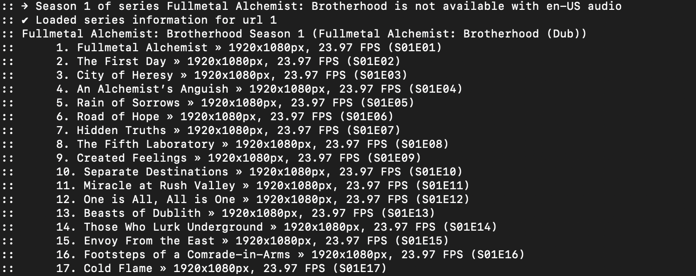 Error when archiving a series · Issue #98 · crunchy-labs/crunchy-cli · GitHub