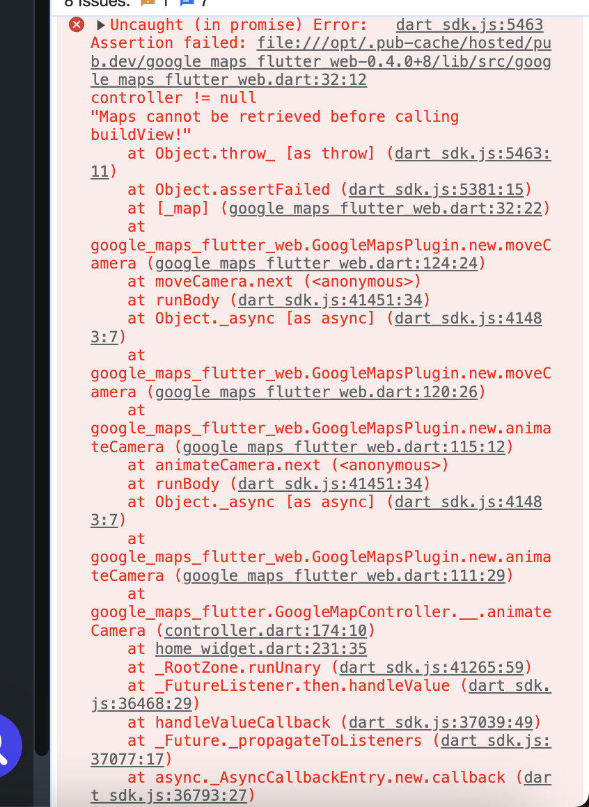 Google Maps Error on rebuild/ conditional build · Issue #1663 · FlutterFlow/flutterflow-issues ...