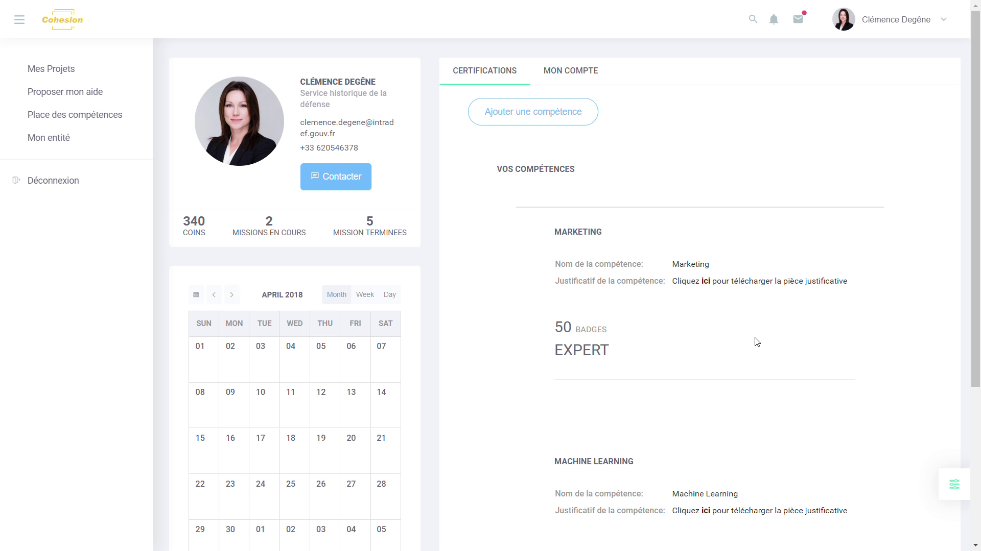 GitHub - pacearthur/Cohesion: Achieve a trusted "place of competence" using the blockchain. The ...