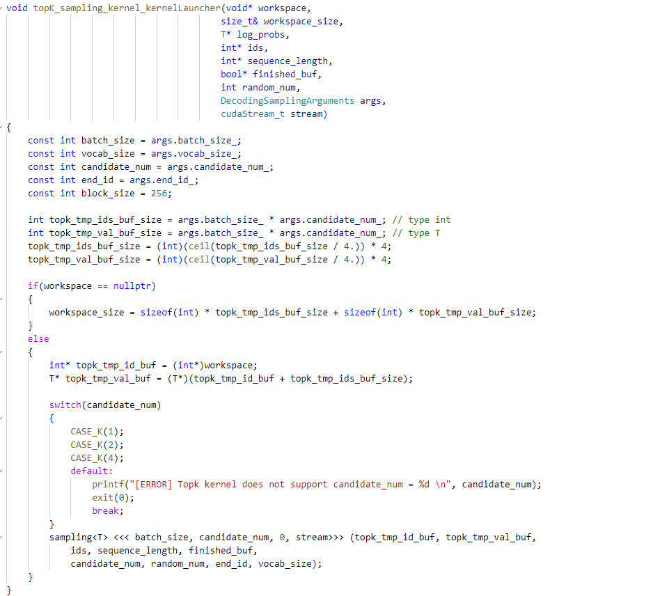 Question about GPT topk sampling · Issue #109 · NVIDIA/FasterTransformer · GitHub