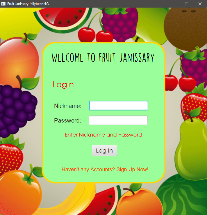 GitHub - GokselKUCUKSAHIN/JavaFx-Fruit-Janissary-Project: Visual ...