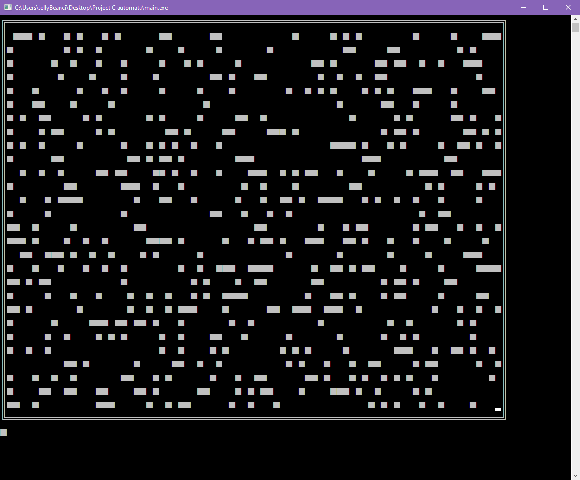 GitHub - GokselKUCUKSAHIN/Cellular-Automata-in-C: Game of Life C ...