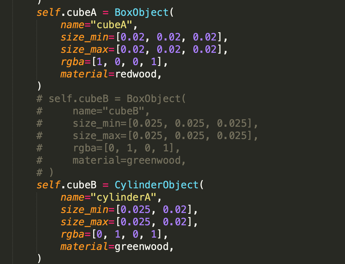 About weird behaviors for cylinder object in stack env · Issue #187 · ARISE-Initiative/robosuite ...