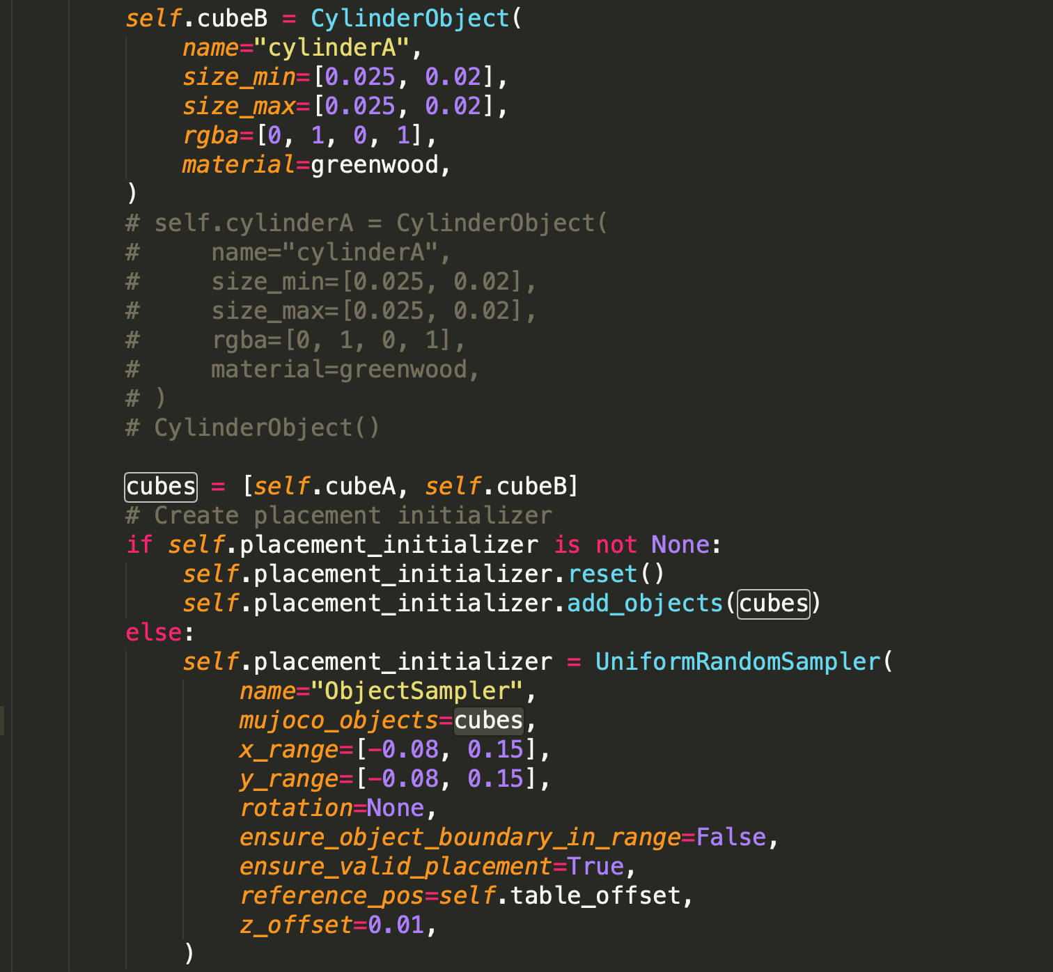 About weird behaviors for cylinder object in stack env · Issue #187 · ARISE-Initiative/robosuite ...