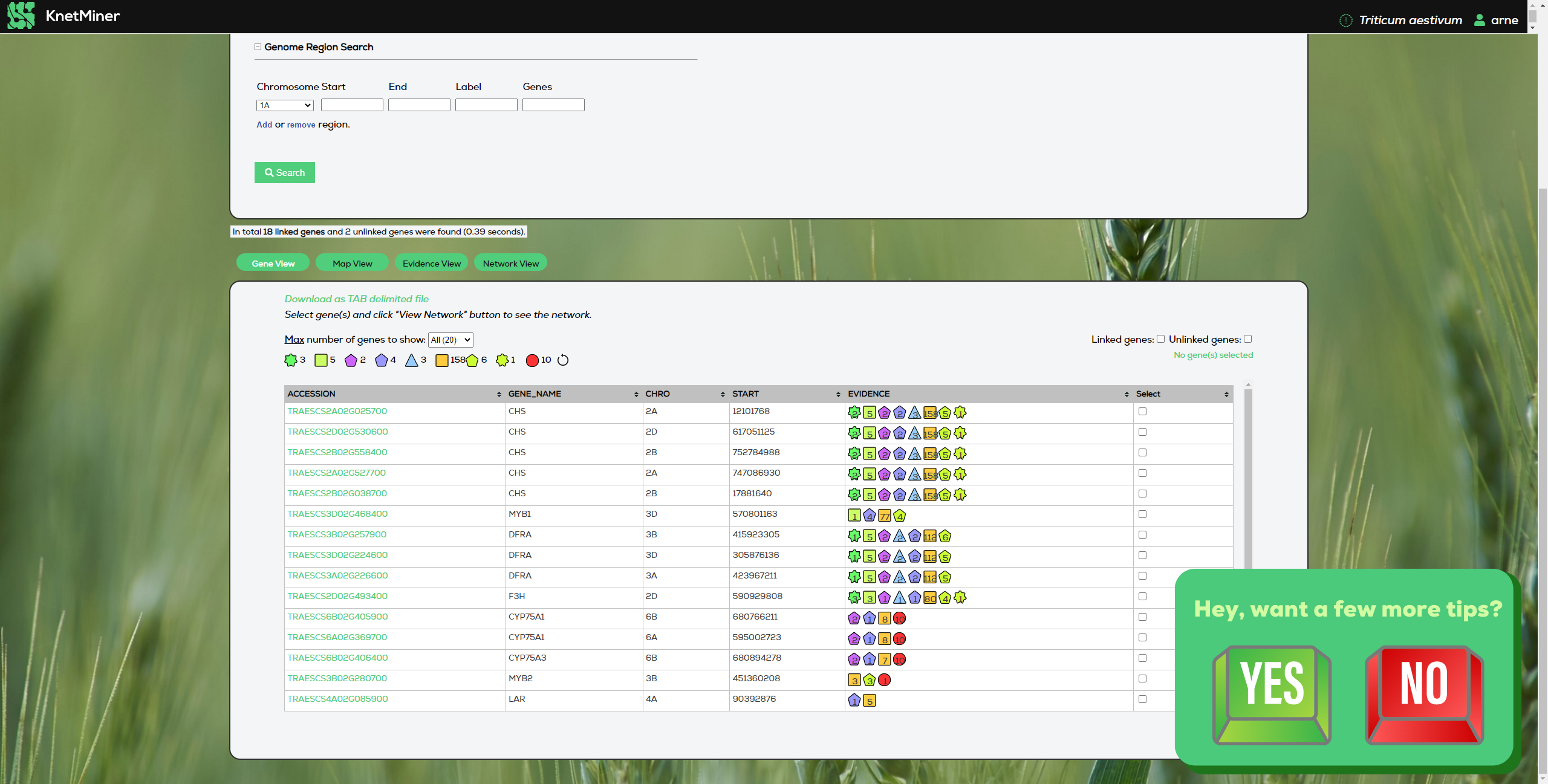 Tutorial guidance popups · Issue #648 · Rothamsted/knetminer · GitHub