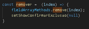 Error deleting item from fieldArray after validating with YUP · react-hook-form · Discussion ...
