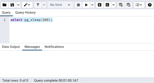 Queries longer than 1 minute get stuck - Container 7.1 · Issue #6317 · pgadmin-org/pgadmin4 · GitHub