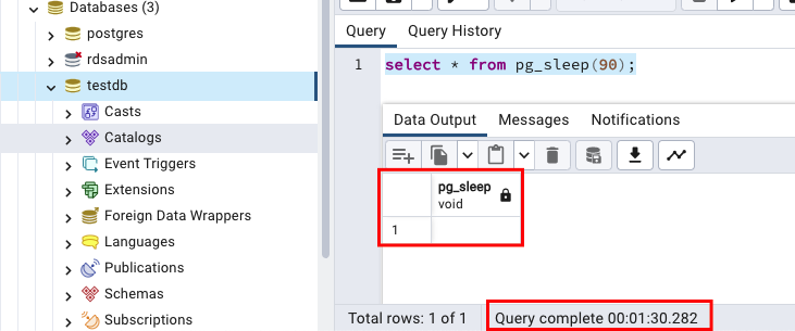 Queries longer than 1 minute get stuck - Container 7.1 · Issue #6317 · pgadmin-org/pgadmin4 · GitHub