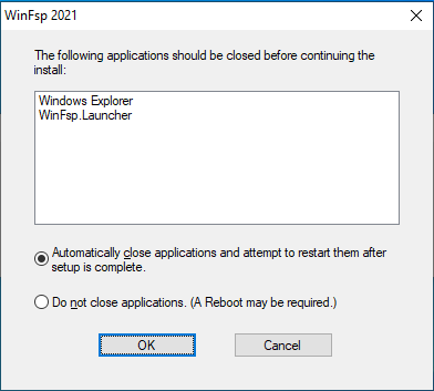 [Bug]: WinFsp.WinFsp: Installer failed with exit code: 1603 · Issue #40169 · microsoft/winget ...