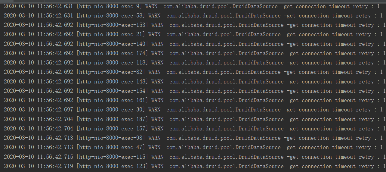 连接似乎未释放,无法获取连接 · Issue #3720 · alibaba/druid · GitHub