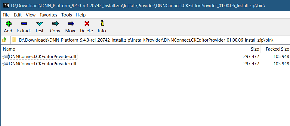 duplicated assembly exists in ck editor install package · Issue #2962 · dnnsoftware/Dnn.Platform ...