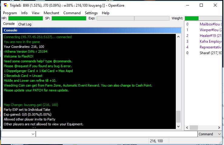 Detecting Player as NPC for server version 46 · Issue #1394 · OpenKore/openkore · GitHub