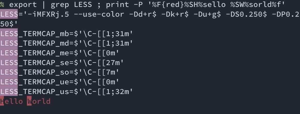 use LESS to replace LESS_TERMCAP_xy · Issue #476 · zimfw/zimfw · GitHub