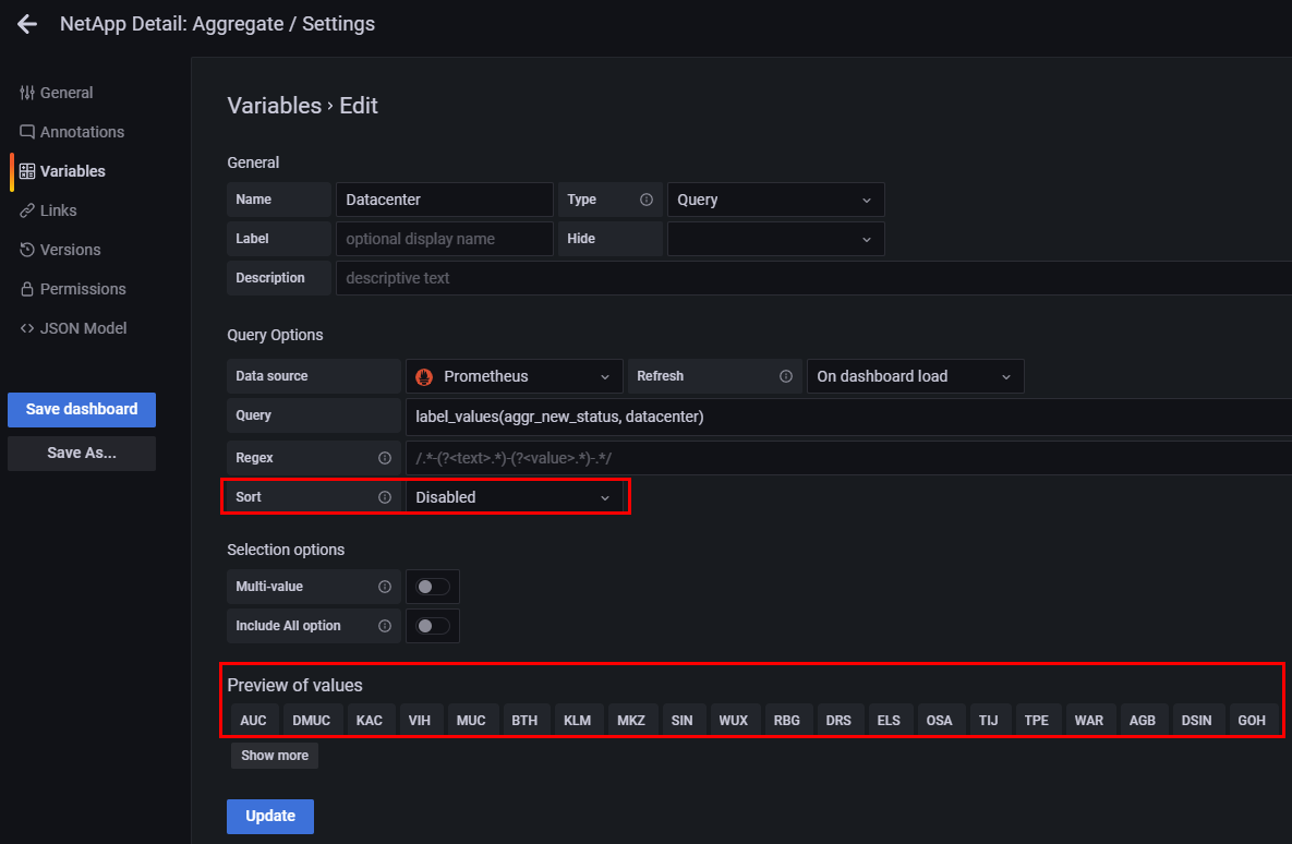 Change variable sort-order in Grafana-dashboards · Issue #350 · NetApp/harvest · GitHub