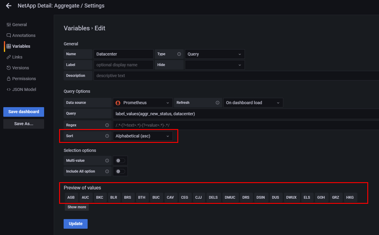 Change variable sort-order in Grafana-dashboards · Issue #350 · NetApp/harvest · GitHub
