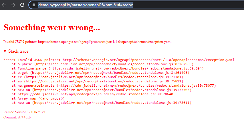 Mixed Content Warnings · Issue #980 · geopython/pygeoapi · GitHub