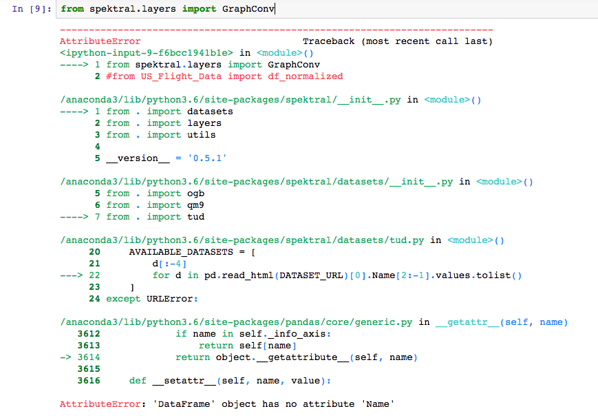 unable to import spektral · Issue #71 · danielegrattarola/spektral · GitHub