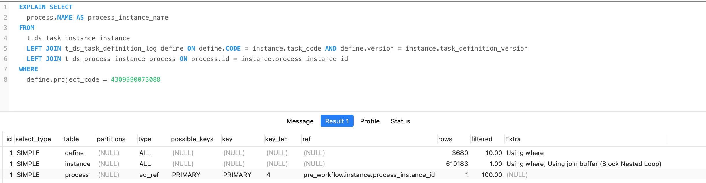 [Improvement][dolphinschedule_sql] Index query performance improvement · Issue #8192 · apache ...