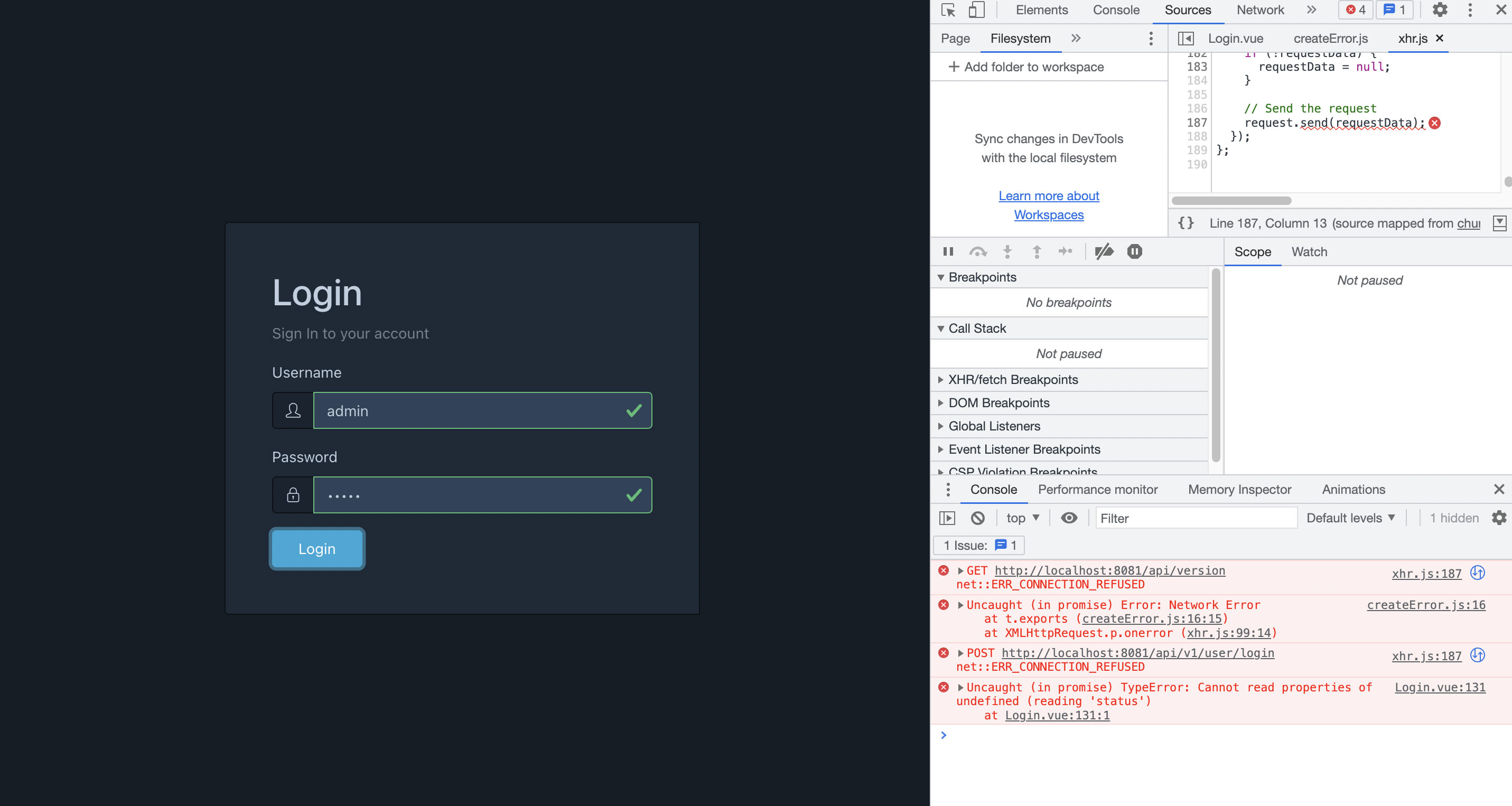 Api Server Is Unavailable Via Frontend Gui Issue 1515 