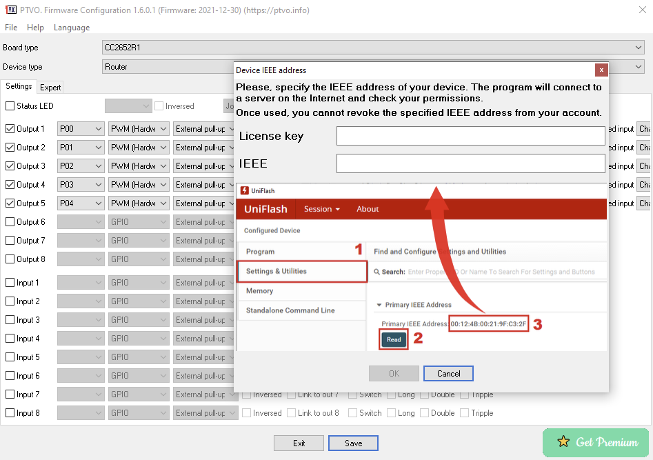 v1.6.0.1 - can't save firmware with professional features · Issue #87 · ptvoinfo/zigbee ...