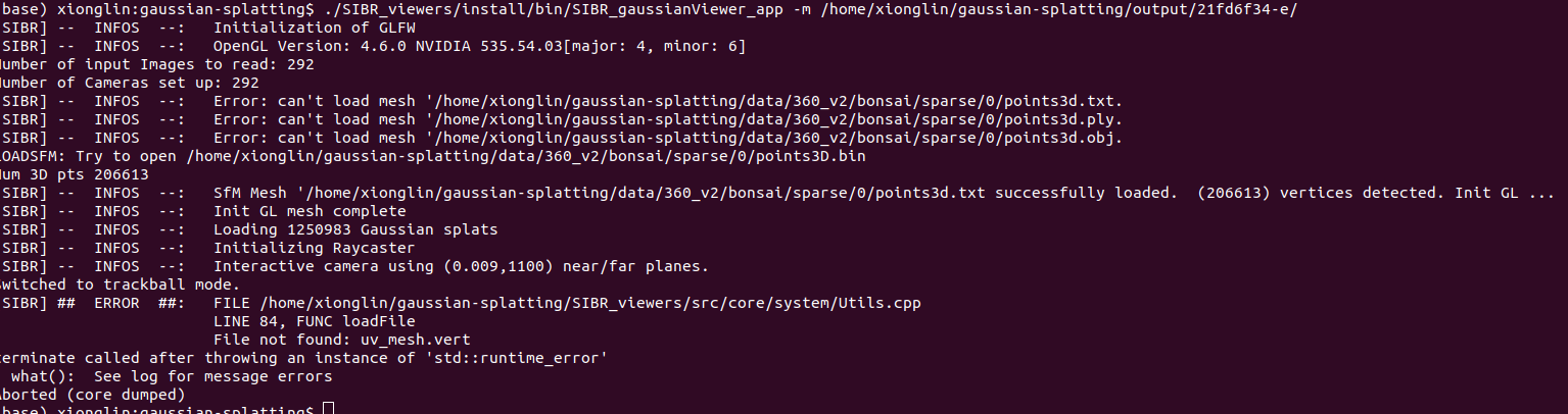 Local rendering using SIBR_gaussianViewer_app in ubuntu cannot save video · Issue #27 ...
