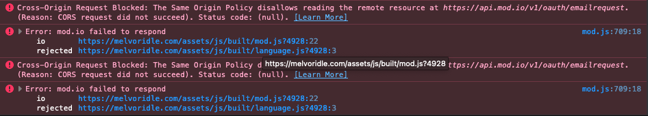 Bug Does Not Work On Firefox · Issue 3043 · Melvoridle · Github 