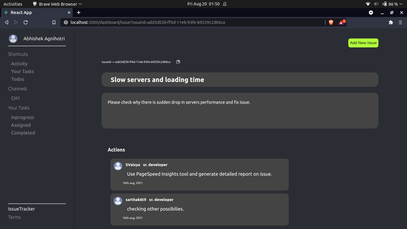 GitHub - agniBit/issue-tracking-tool