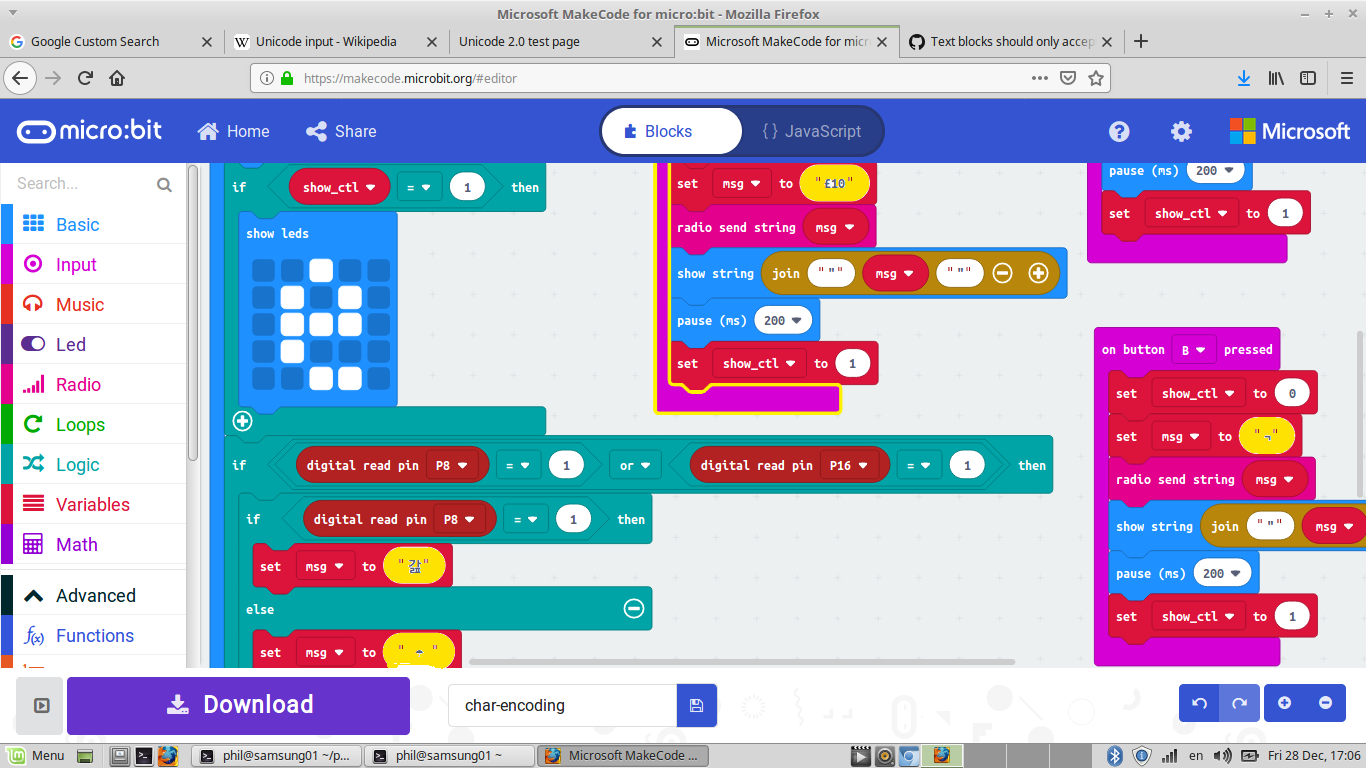Text blocks should only accept a limitted range of characters · Issue ...