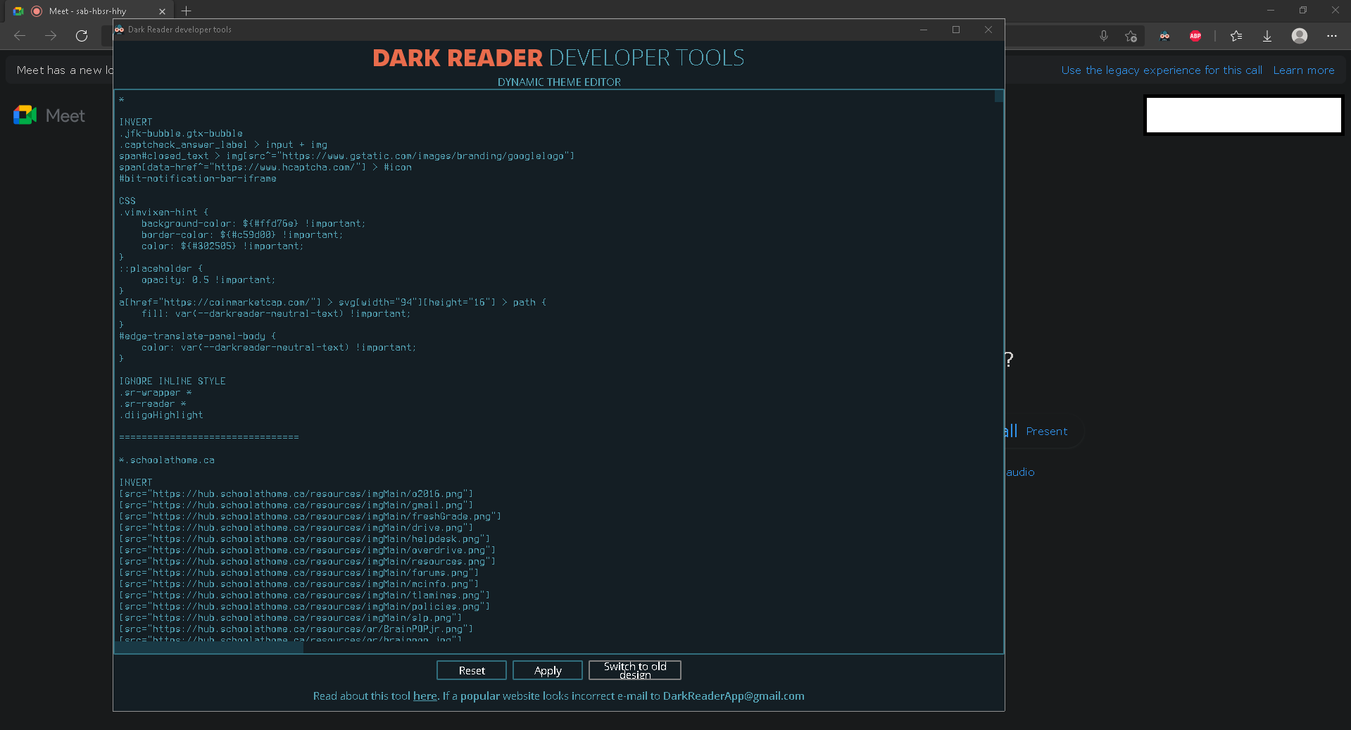 Can't find the Settings button/link · Issue #5943 · darkreader/darkreader · GitHub