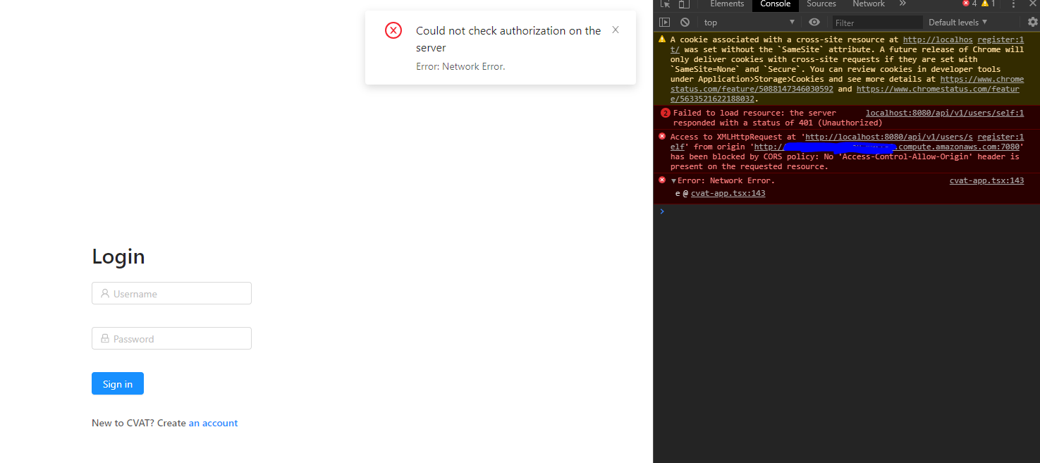Api Image Returns 401 Unauthorized To All Requests From Ui · Issue 1027 · Cvat Aicvat · Github 