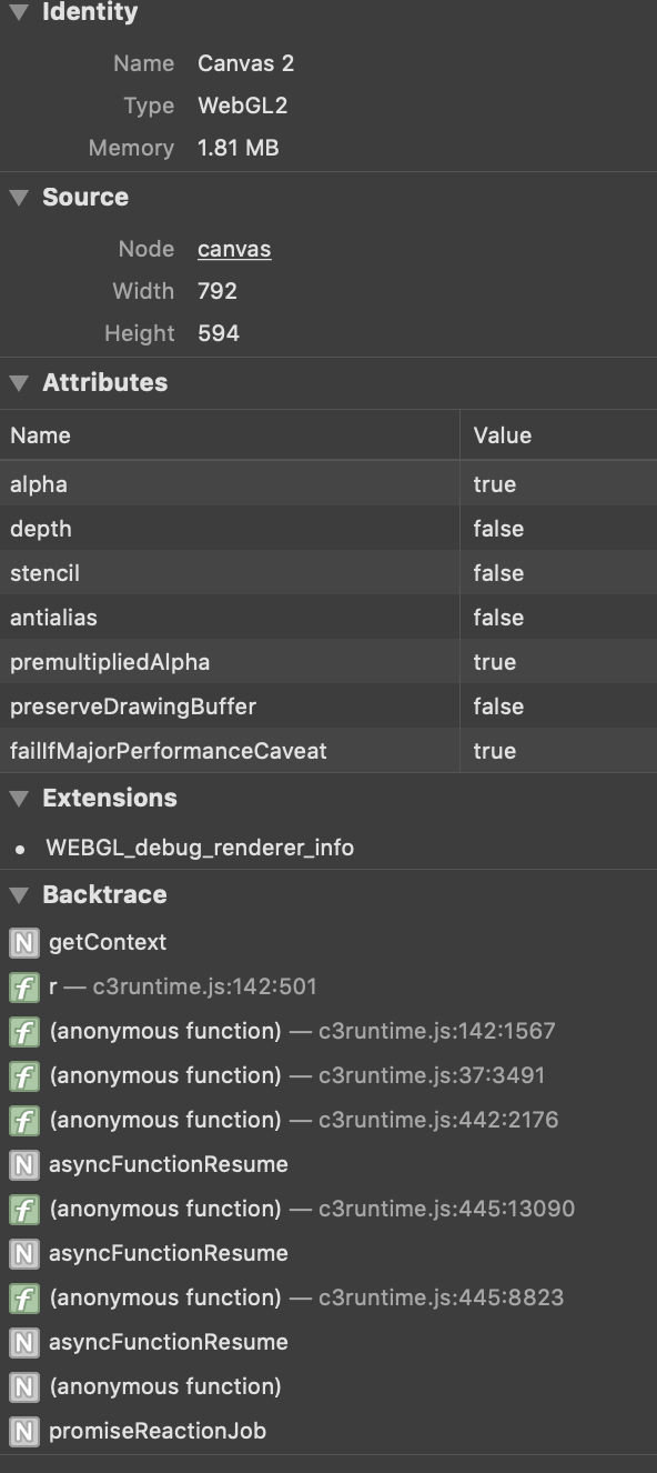 Spector.js not finding gl calls with Construct 3 example (browser extension) · Issue #115 ...