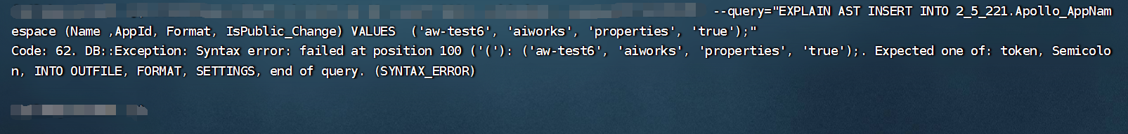 Explain Ast Insert Sql Cant Explain Syntaxerror ~ · Issue 44207 · Clickhouseclickhouse 2305