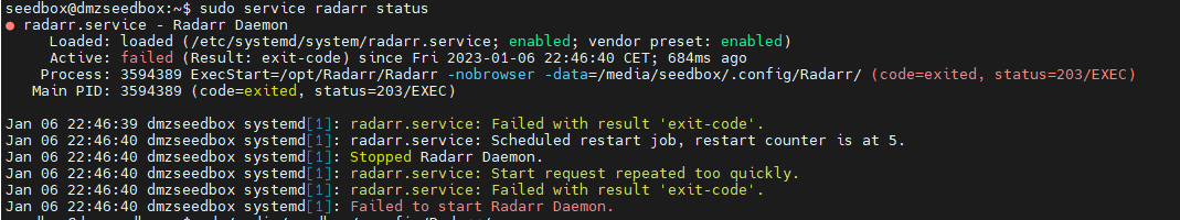 Latest update 4.3.2.6857 broken · Issue #7969 · Radarr/Radarr · GitHub