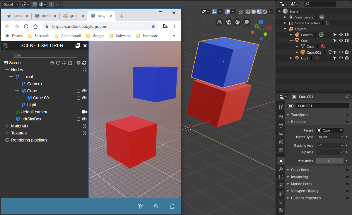 Wrong position of Child object · Issue #447 · KhronosGroup/glTF-Blender-IO · GitHub