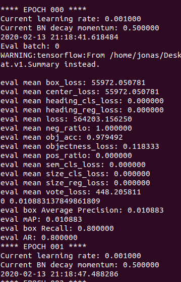 Problem with training VoteNet on own data · Issue #74 · facebookresearch/votenet · GitHub