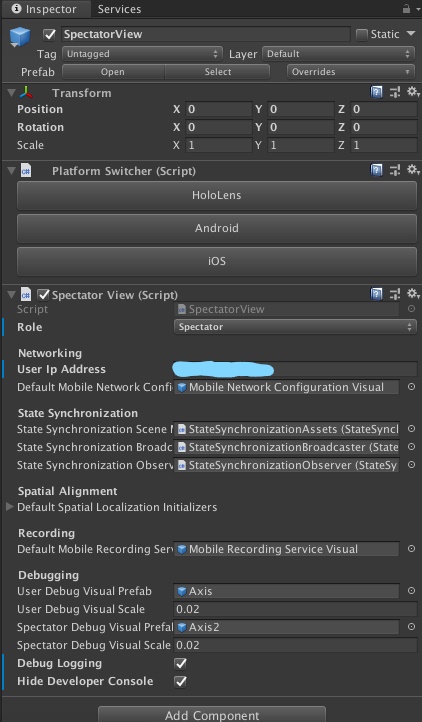 Adding Reference to your project in Mac · Issue #211 · microsoft/MixedReality-SpectatorView · GitHub