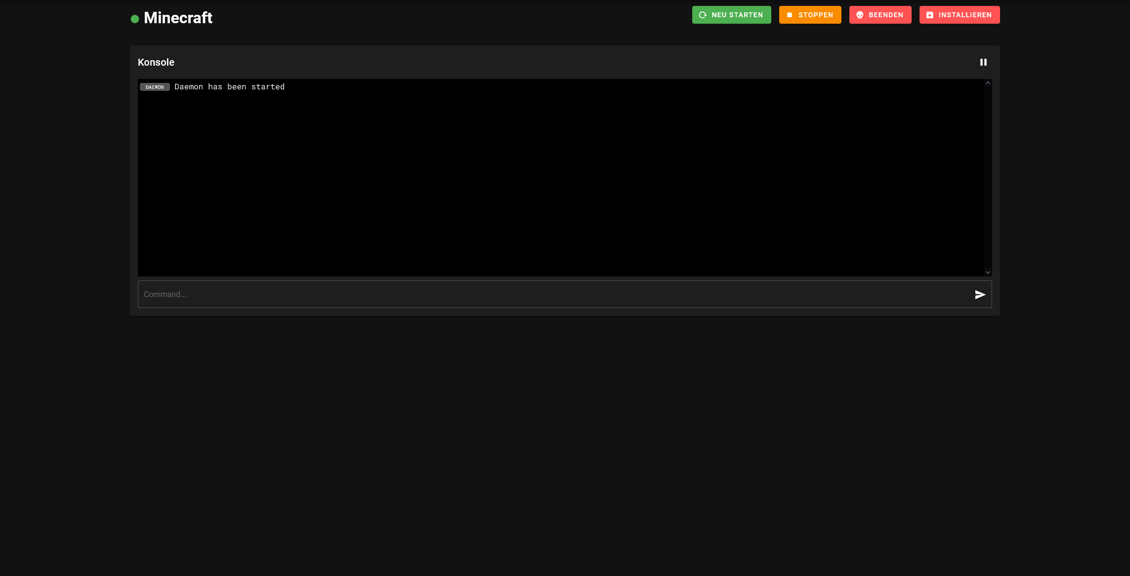 Panel won't attach to docker servers after restart · Issue #1057 ...
