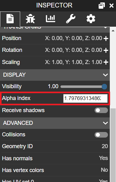 [Maya 2018] Export BabylonJS scene parameters from Maya and support for transparent materials ...