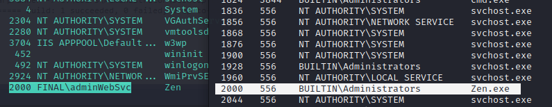 ps command cannot display domain user owner · Issue #666 · BishopFox/sliver · GitHub