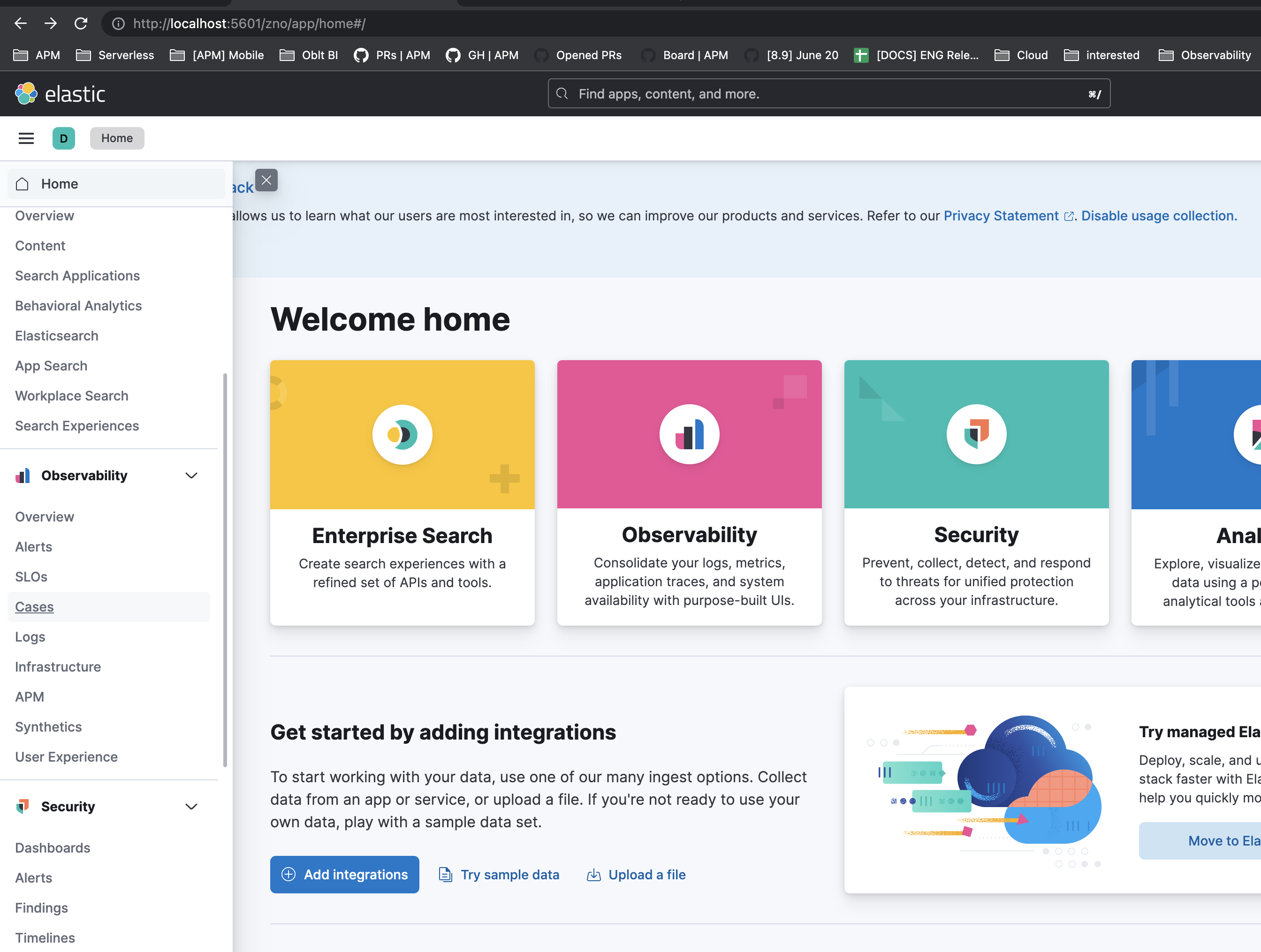[Observability] Set `navLinkStatus` for deeplinks · Issue #159681 · elastic/kibana · GitHub