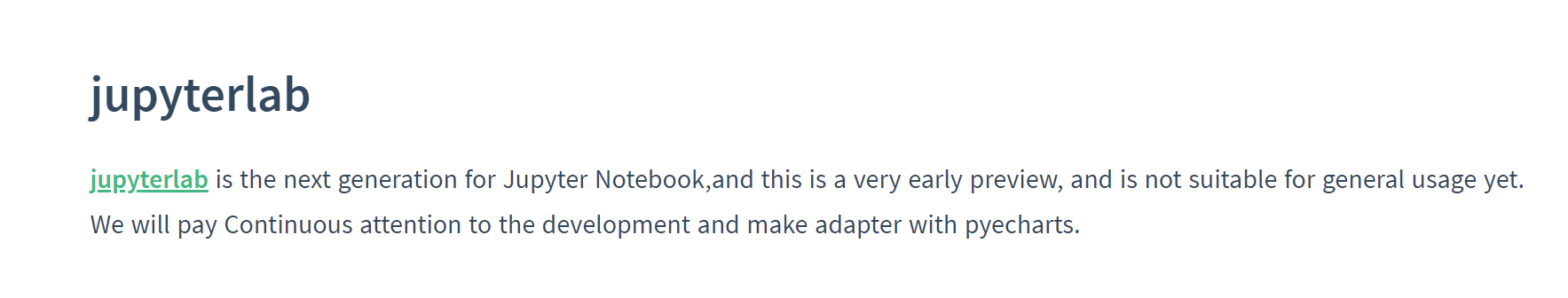 The usage of JupyterLab/JupyterNotebook in EN doc need to be updated. · Issue #1858 · pyecharts ...