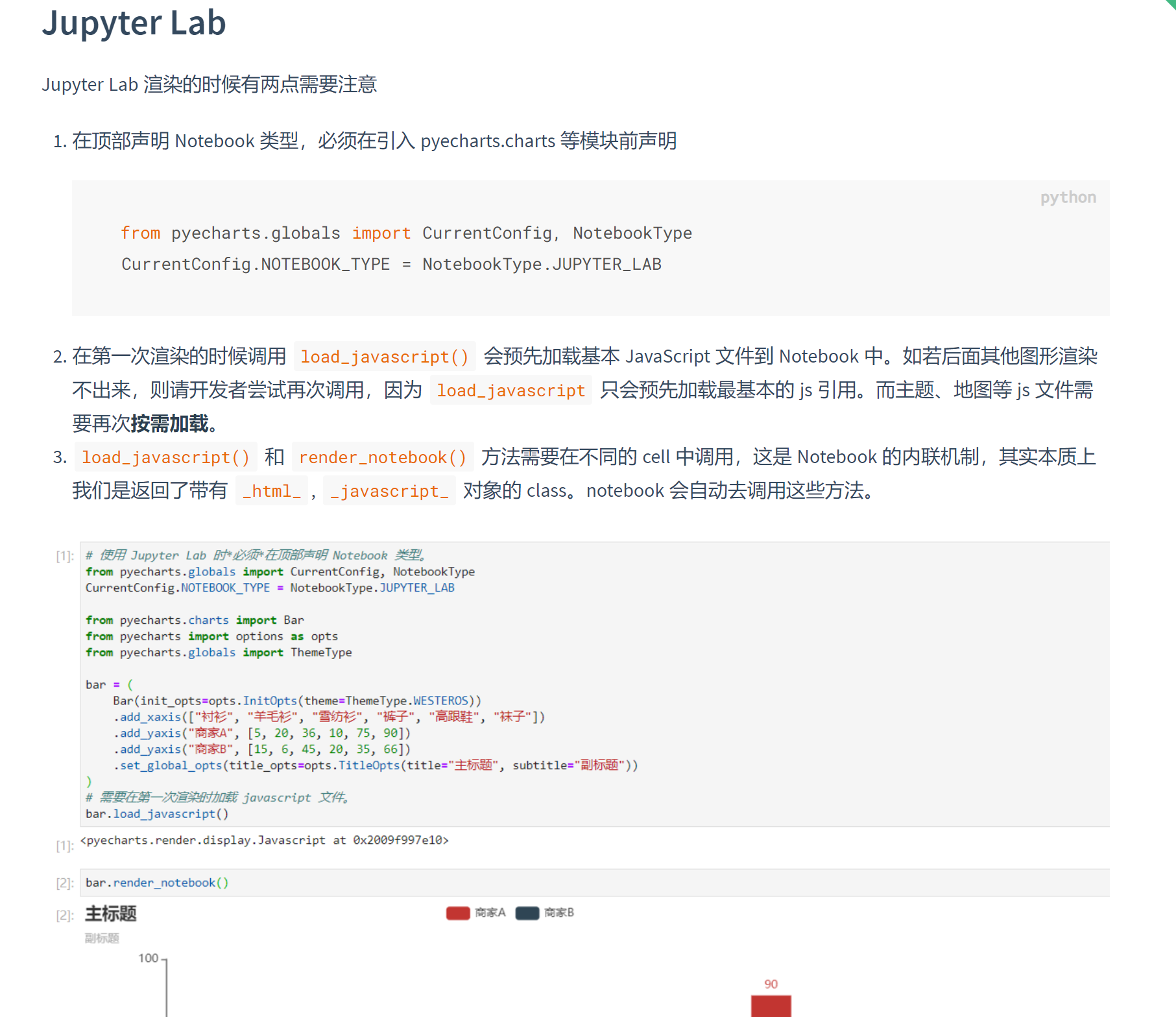 The usage of JupyterLab/JupyterNotebook in EN doc need to be updated. · Issue #1858 · pyecharts ...