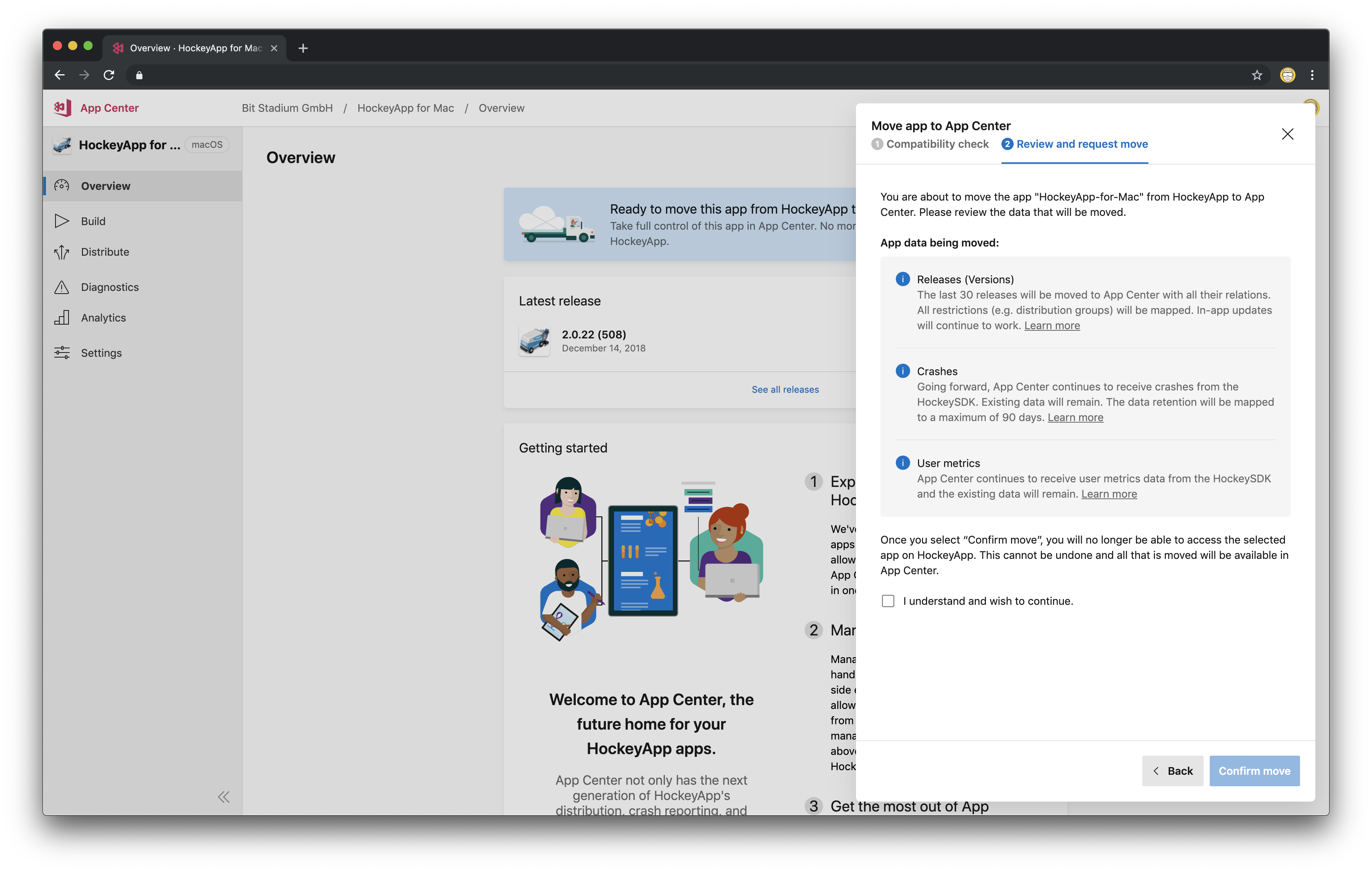 Move apps from HockeyApp to App Center · Issue #230 · microsoft/appcenter · GitHub