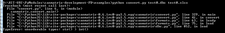 Question: Generate CAN FD dbc file? · Issue #115 · ebroecker/canmatrix · GitHub