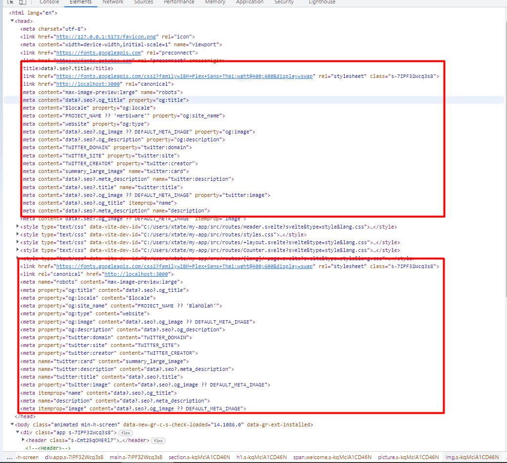 Meta Duplicate · Issue 7493 · Sveltejs Kit · Github